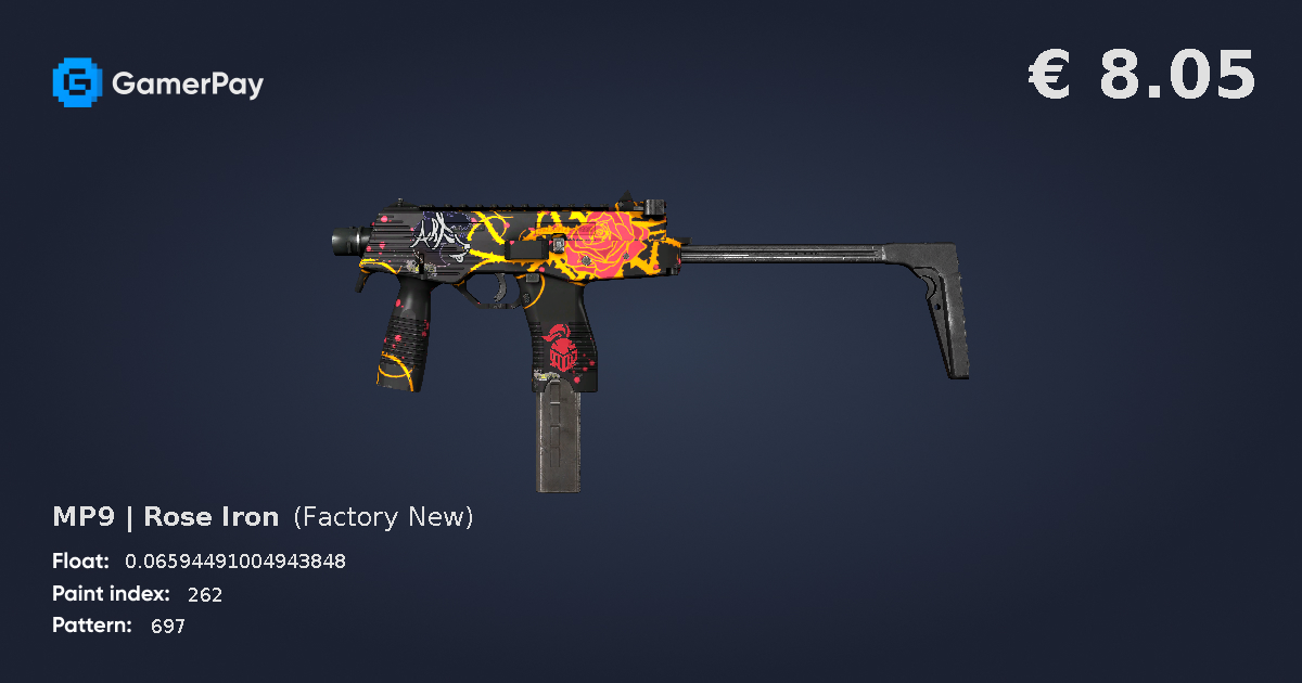 MP9 | Rose Iron on GamerPay