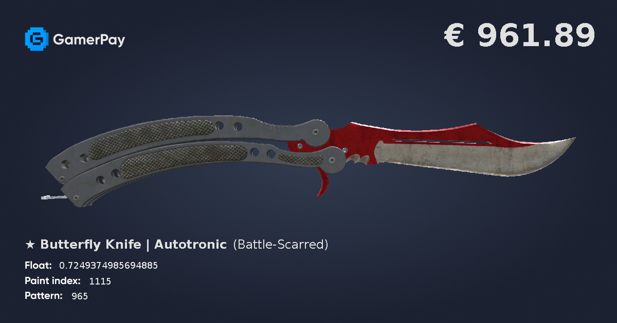Butterfly Knife | Autotronic on GamerPay