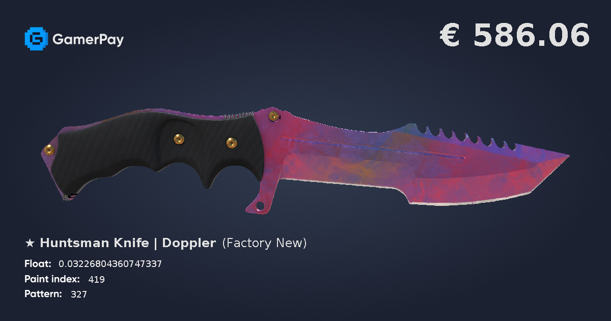 Huntsman Knife | Doppler Phase 2 on GamerPay