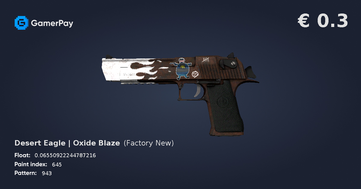 Desert Eagle | Oxide Blaze on GamerPay