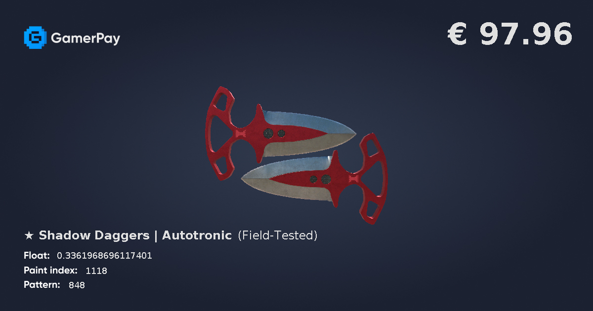 Shadow Daggers | Autotronic on GamerPay