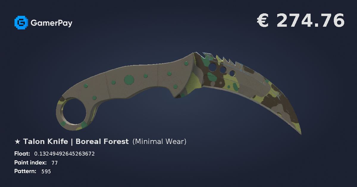 Talon Knife | Boreal Forest on GamerPay