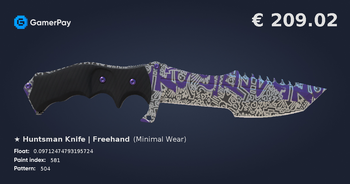 Huntsman Knife | Freehand on GamerPay