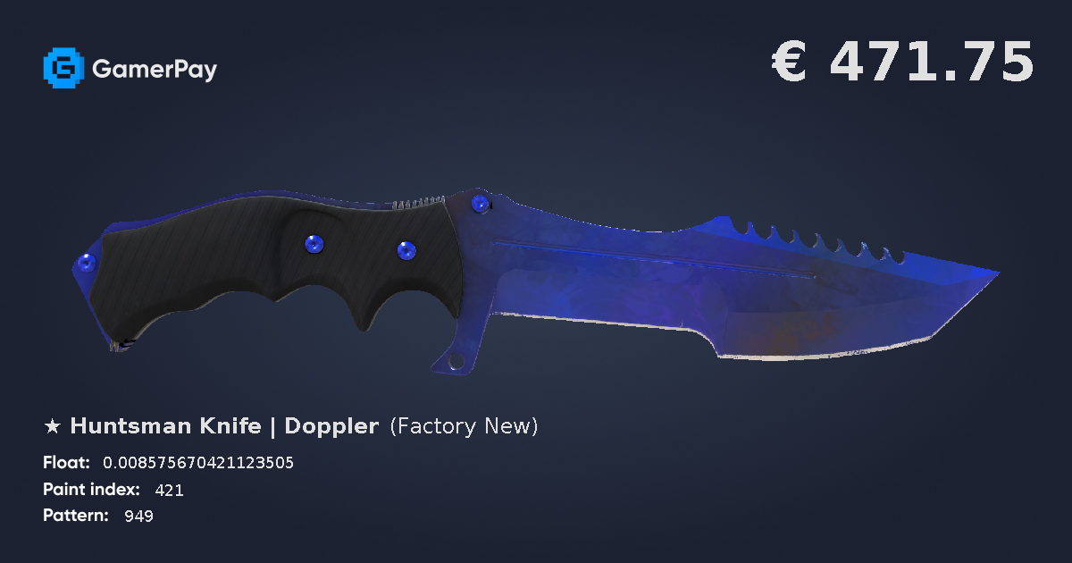 Huntsman Knife | Doppler Phase 4 on GamerPay