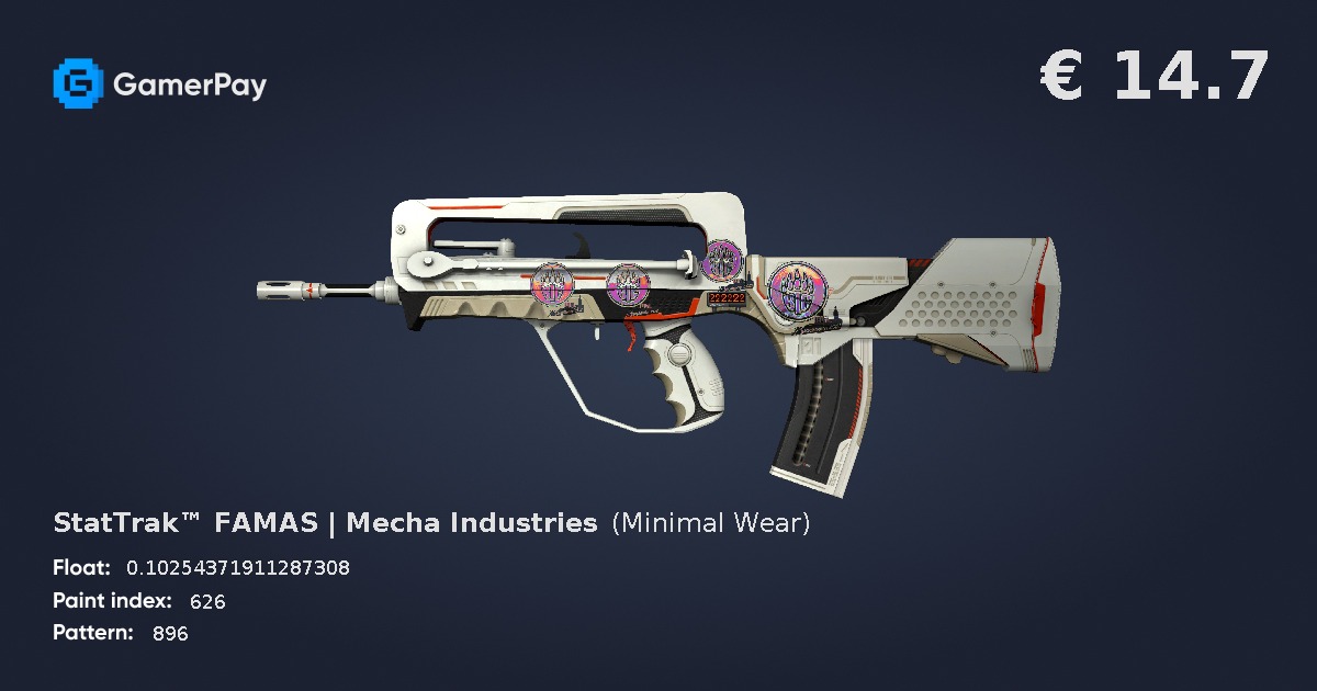StatTrak™ FAMAS | Mecha Industries on GamerPay