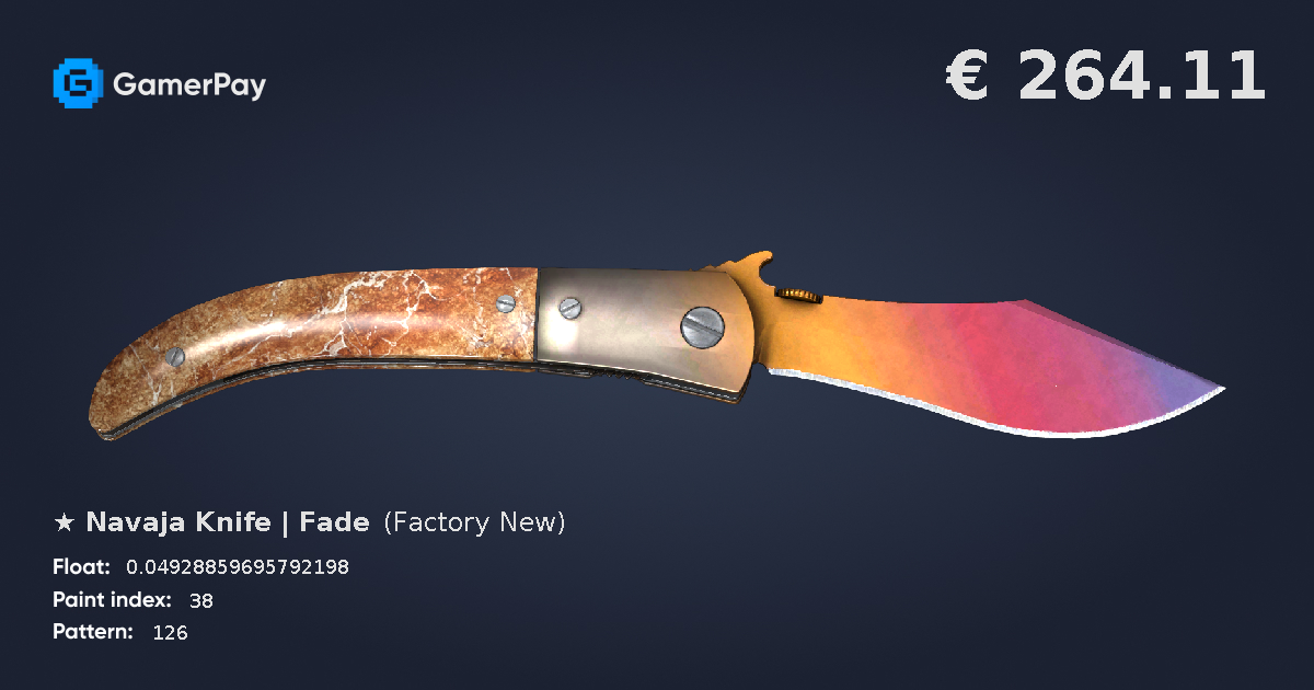 Navaja Knife | Fade on GamerPay