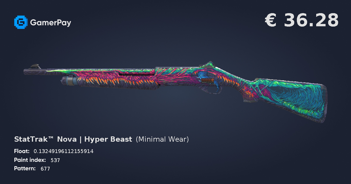 StatTrak™ Nova | Hyper Beast on GamerPay