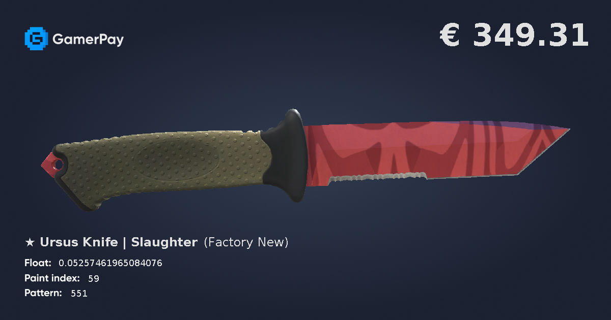 Ursus Knife | Slaughter on GamerPay
