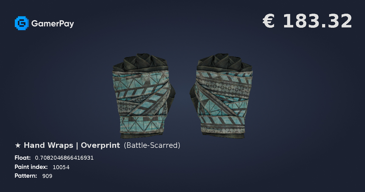 Hand Wraps | Overprint on GamerPay
