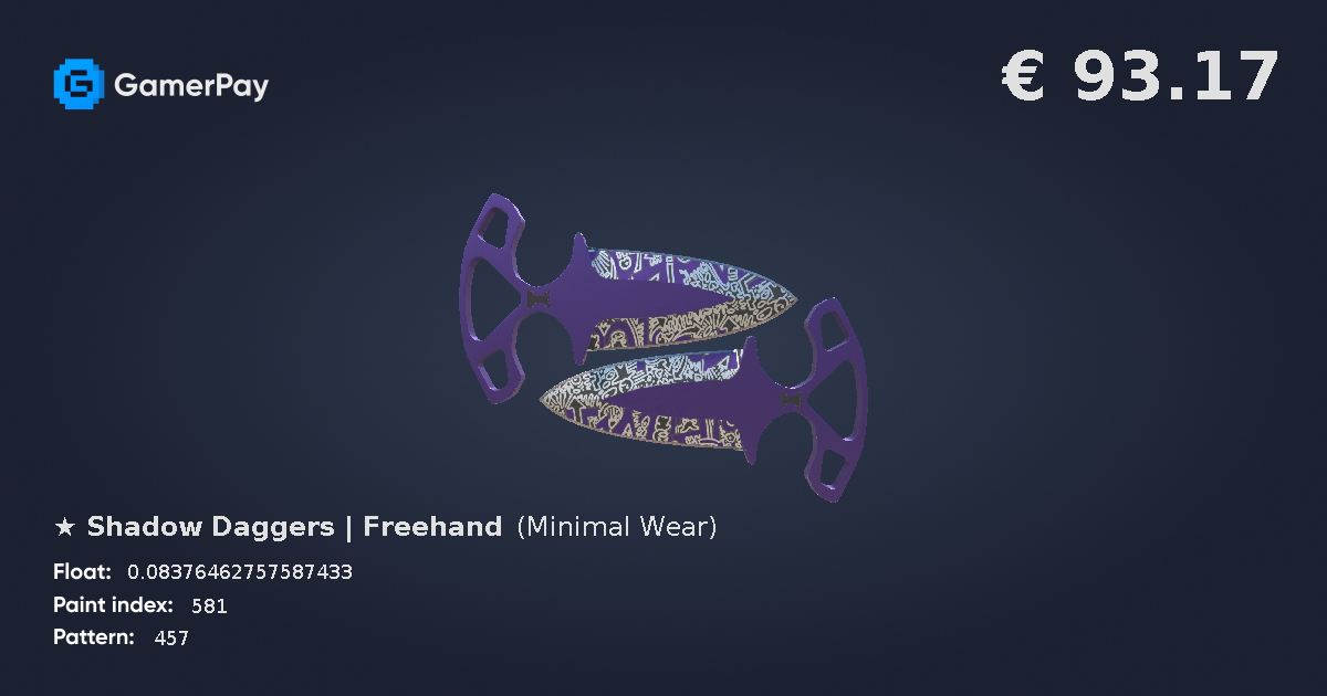 Shadow Daggers | Freehand on GamerPay