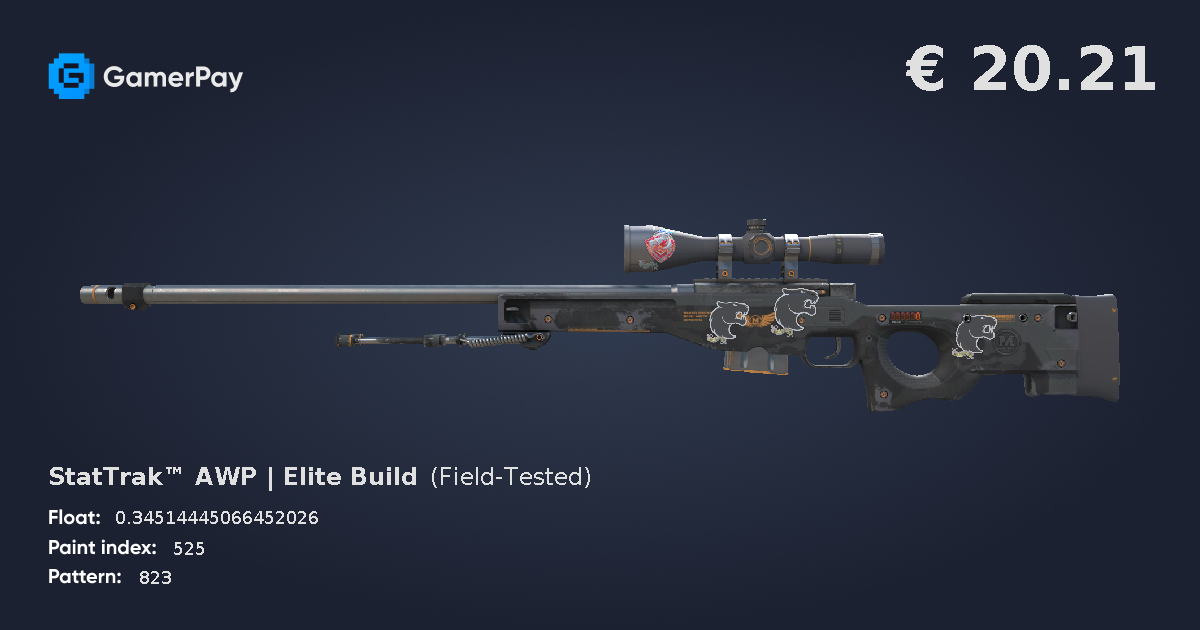 StatTrak™ AWP | Elite Build on GamerPay