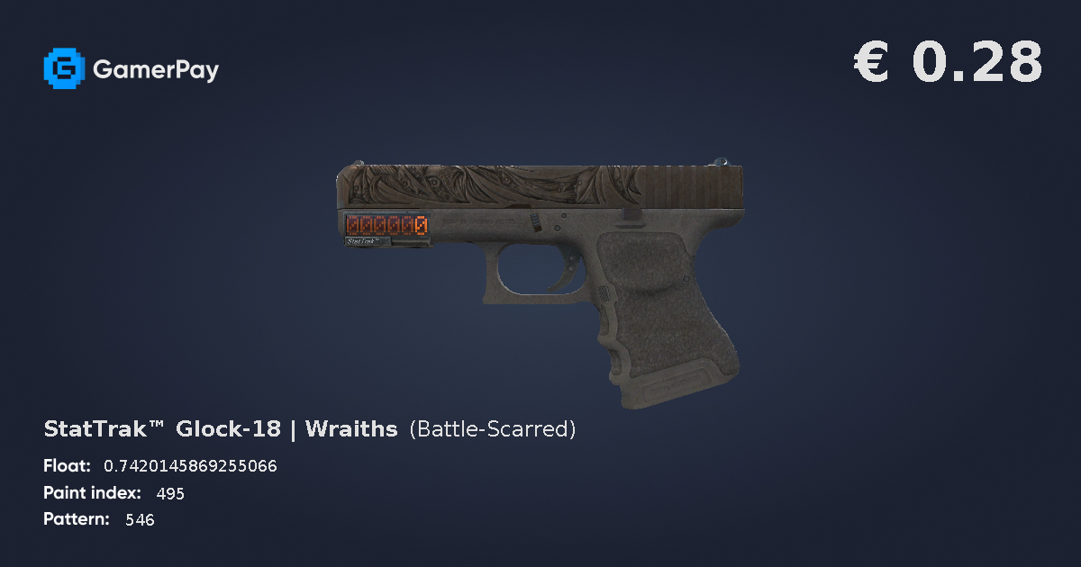 StatTrak™ Glock-18 | Wraiths on GamerPay
