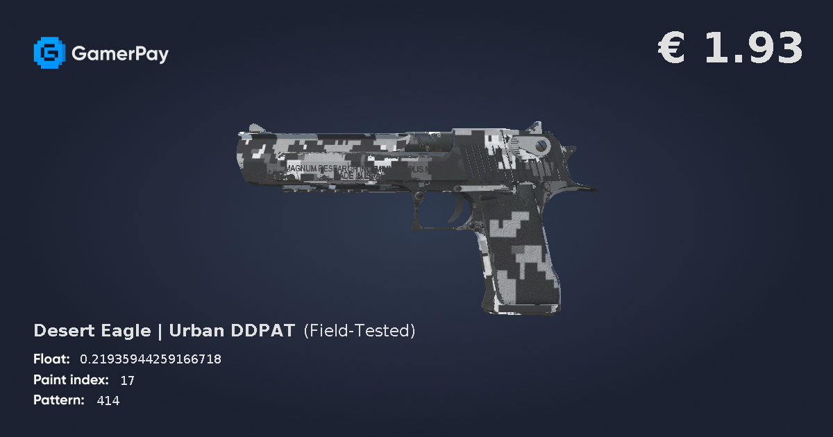 Desert Eagle | Urban DDPAT on GamerPay