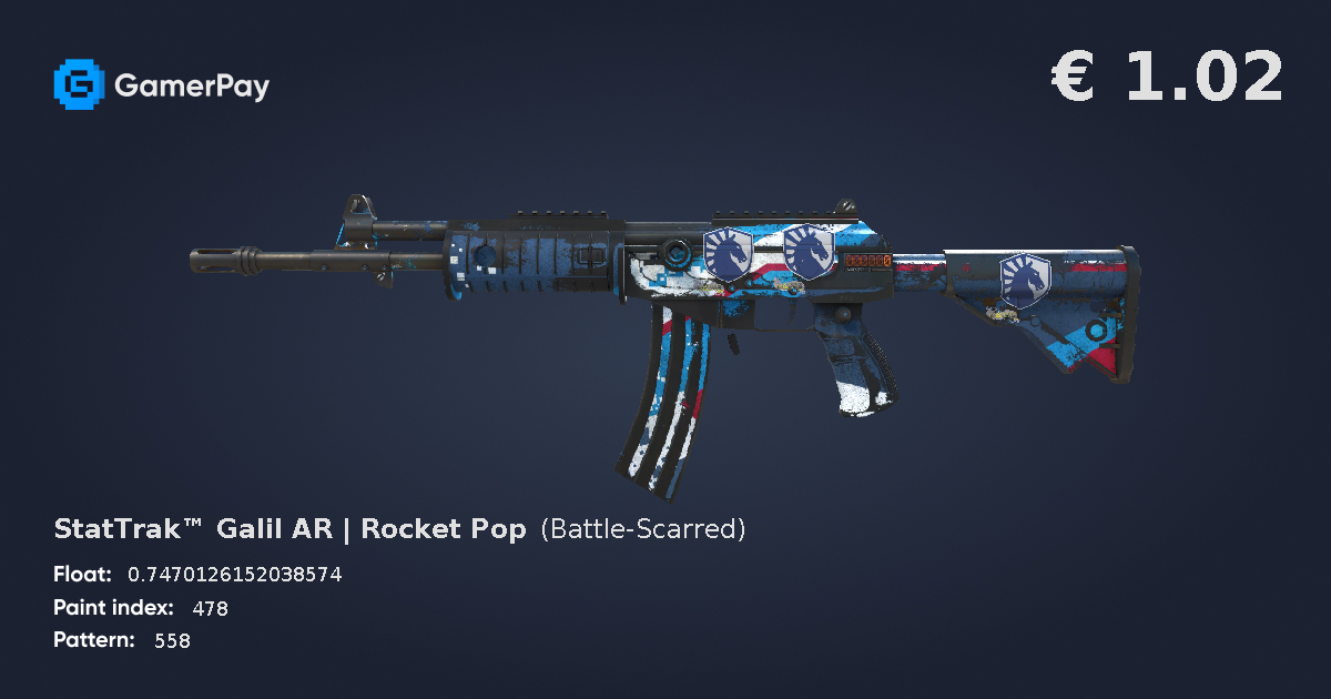 StatTrak™ Galil AR | Rocket Pop on GamerPay
