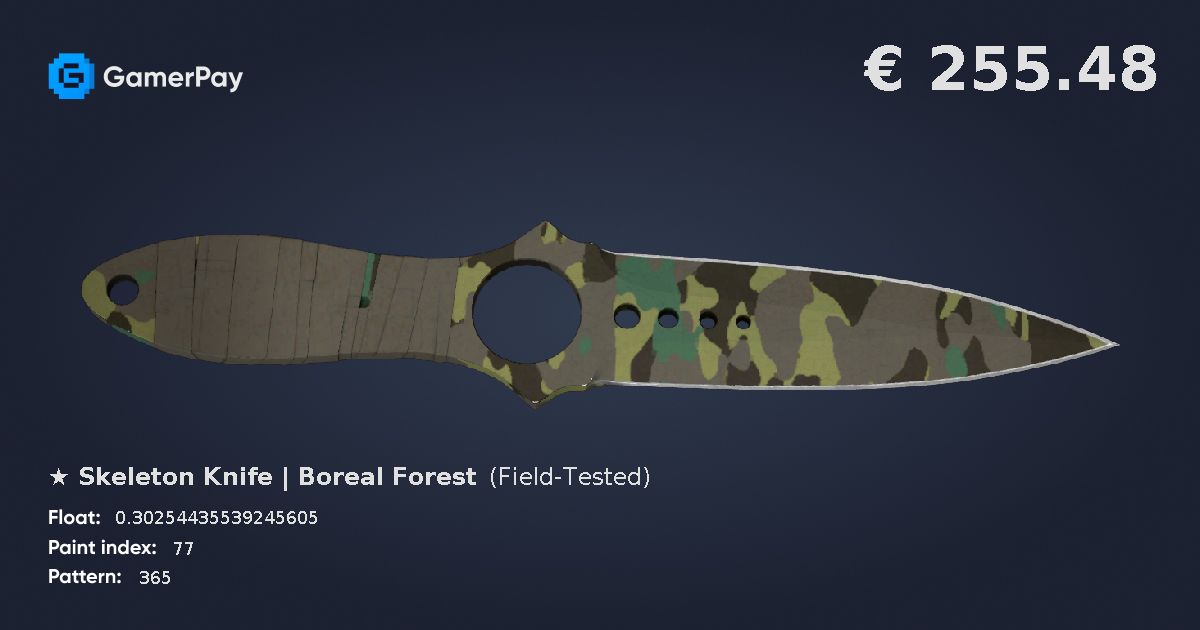 Skeleton Knife | Boreal Forest on GamerPay