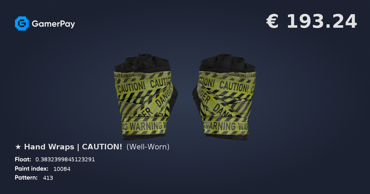 Hand Wraps | CAUTION! on GamerPay