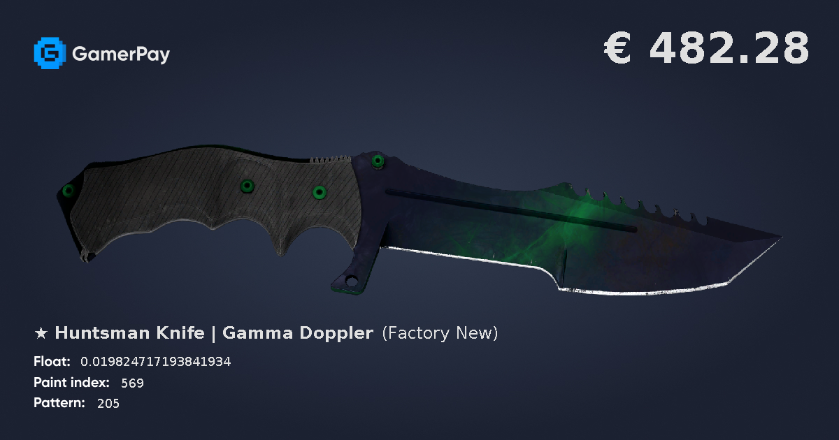 Huntsman Knife | Gamma Doppler Phase 1 on GamerPay