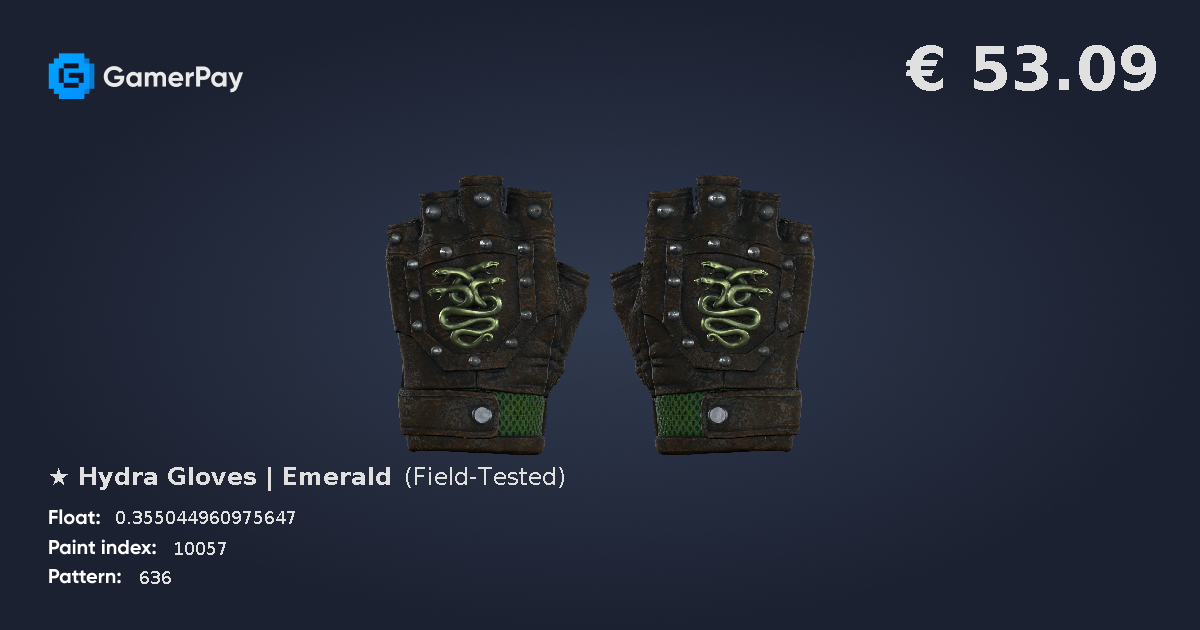 Hydra Gloves | Emerald on GamerPay