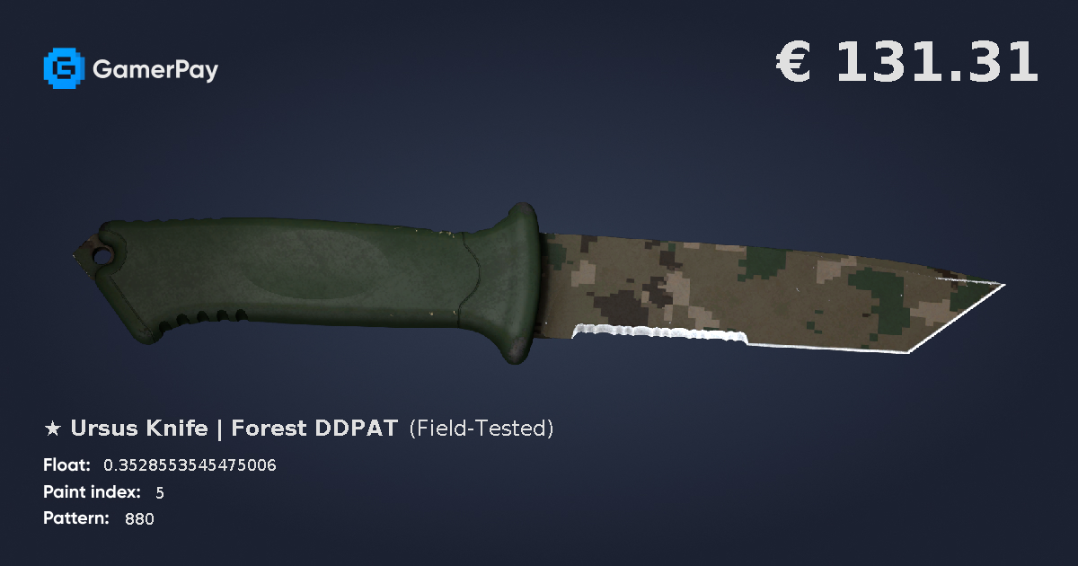 Ursus Knife | Forest DDPAT on GamerPay