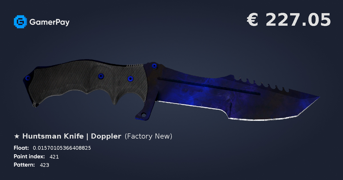 Huntsman Knife | Doppler Phase 4 on GamerPay