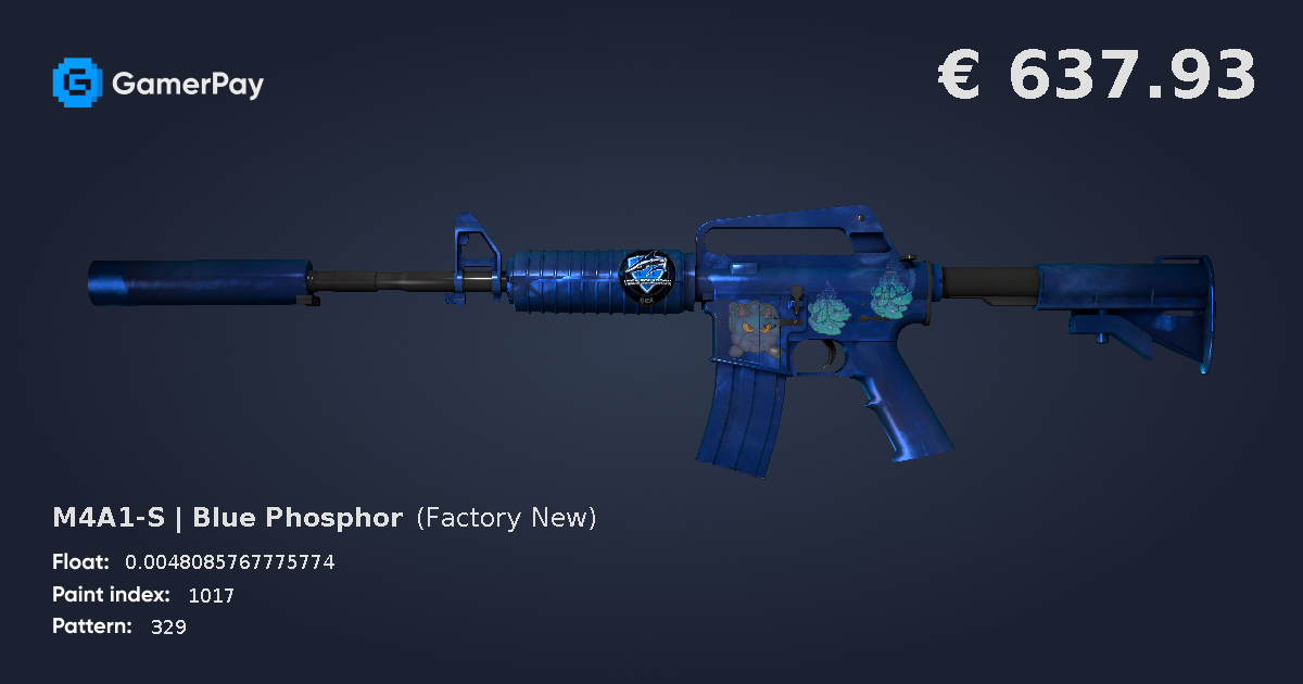 M4A1-S | Blue Phosphor on GamerPay