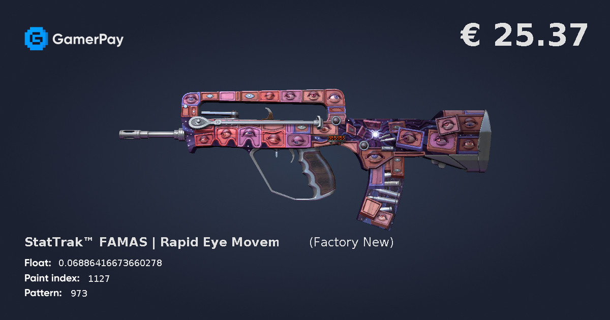 StatTrak™ FAMAS | Rapid Eye Movement on GamerPay