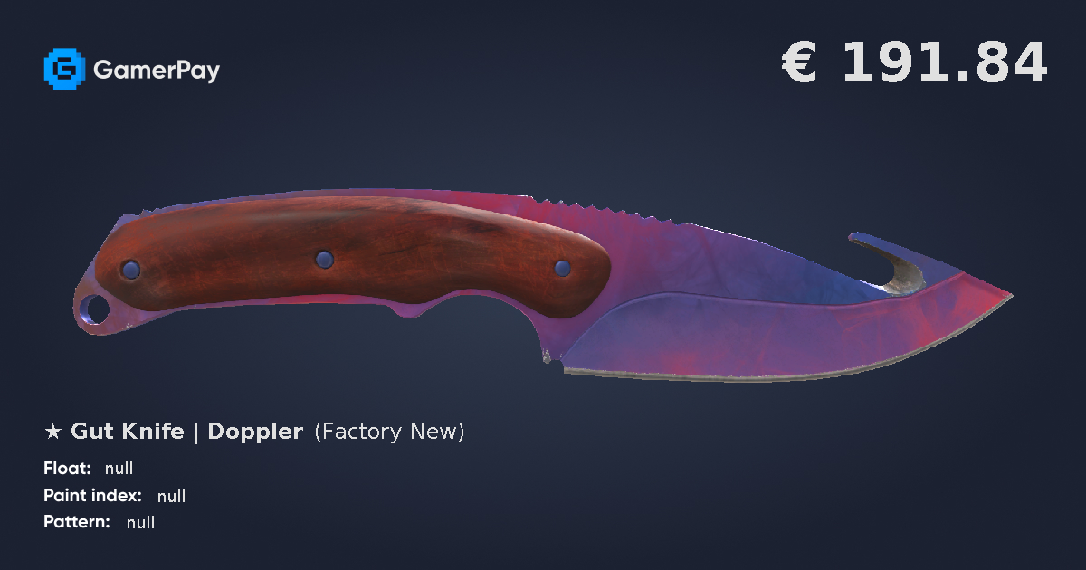 Gut Knife | Doppler Phase 1 on GamerPay