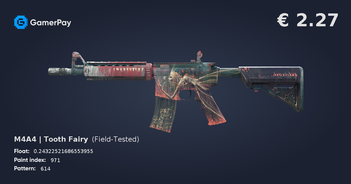 M4A4 | Tooth Fairy on GamerPay