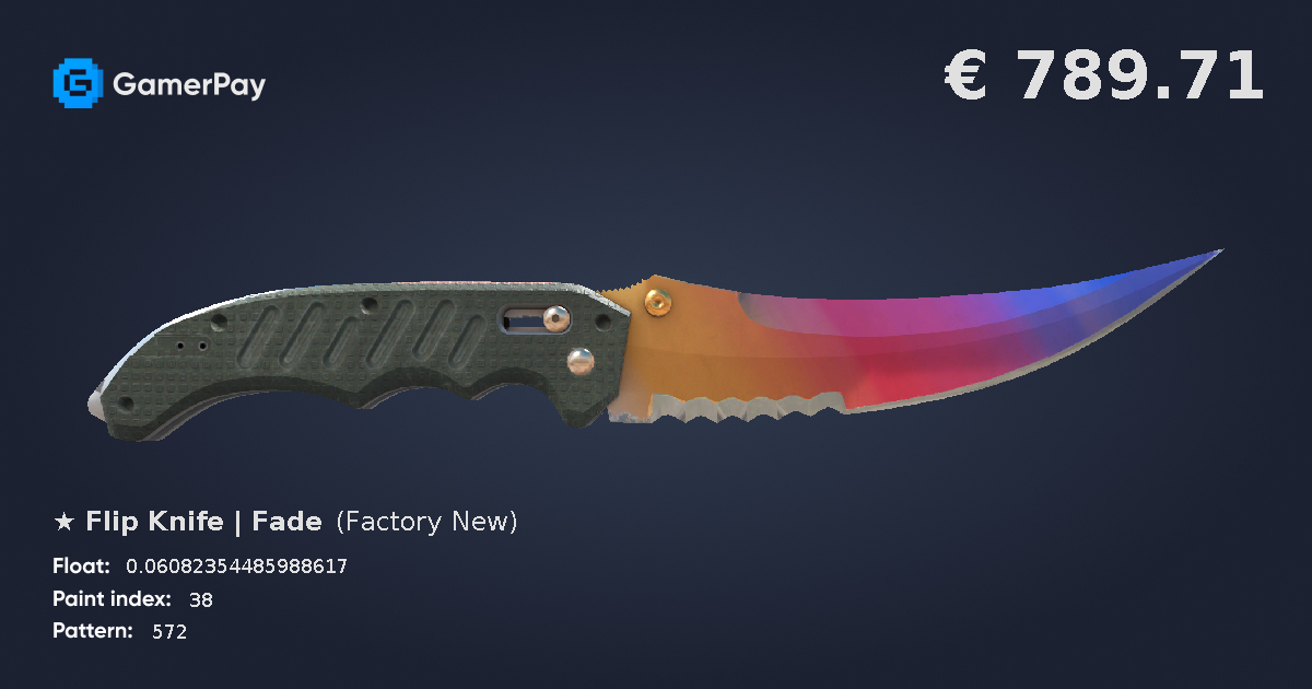 Flip Knife | Fade on GamerPay