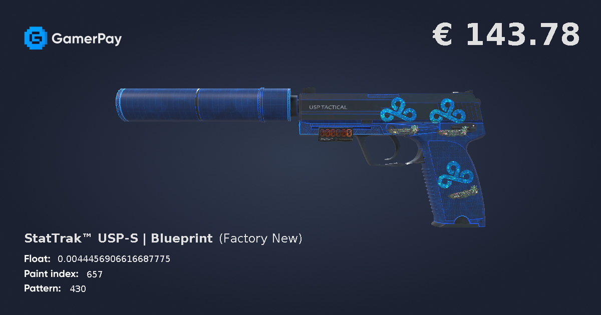 StatTrak™ USP-S | Blueprint on GamerPay