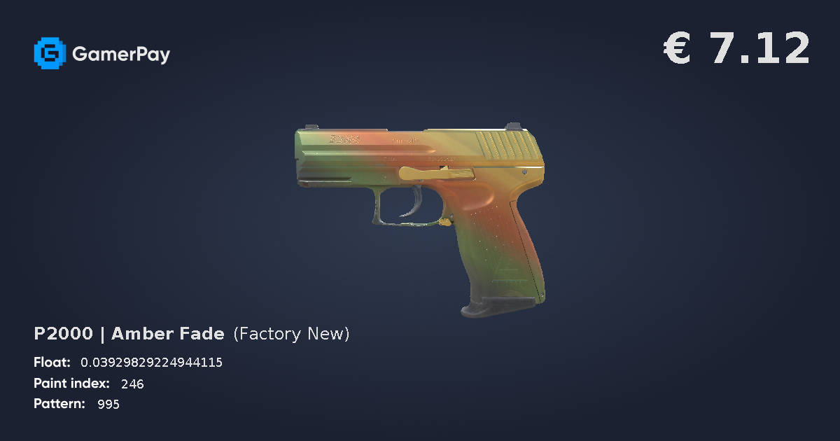 P2000 | Amber Fade on GamerPay