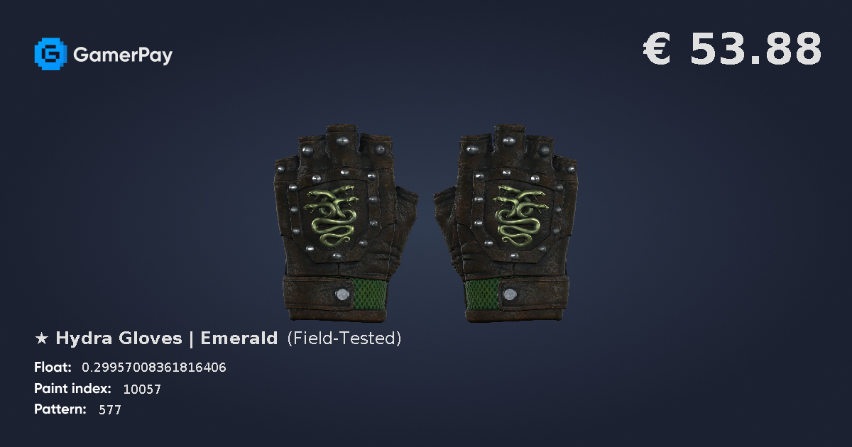 Hydra Gloves | Emerald on GamerPay