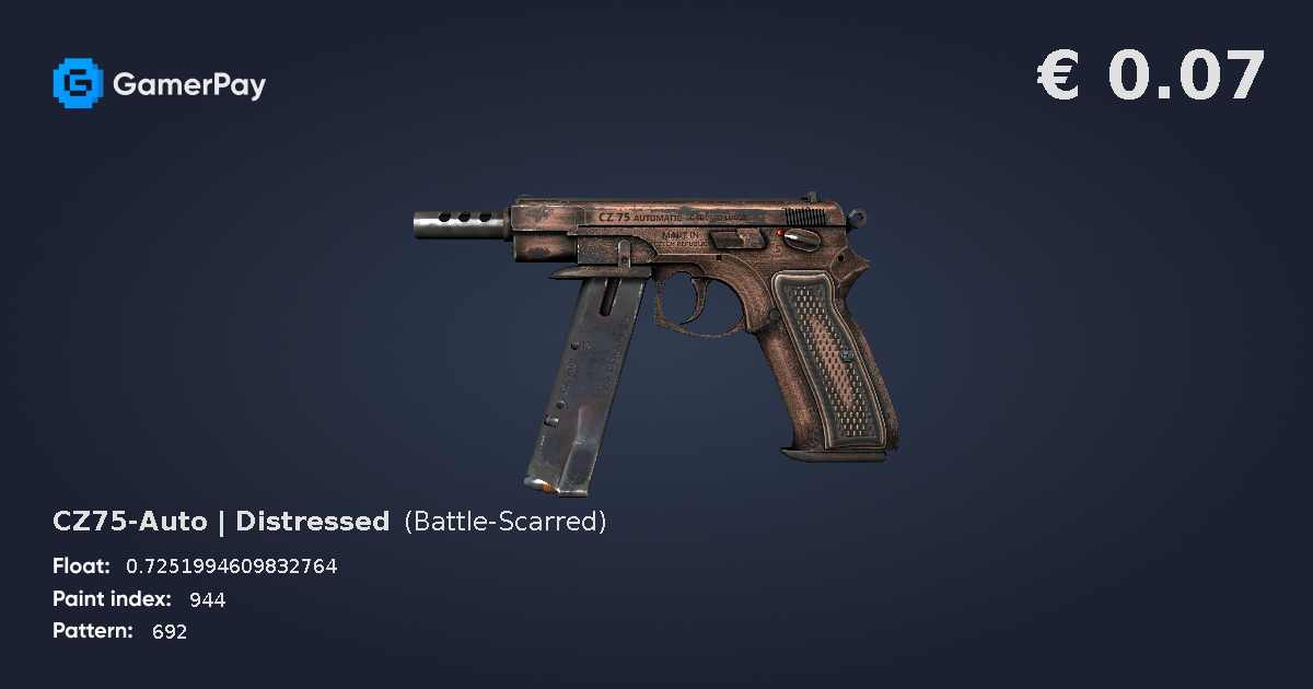 CZ75-Auto | Distressed on GamerPay
