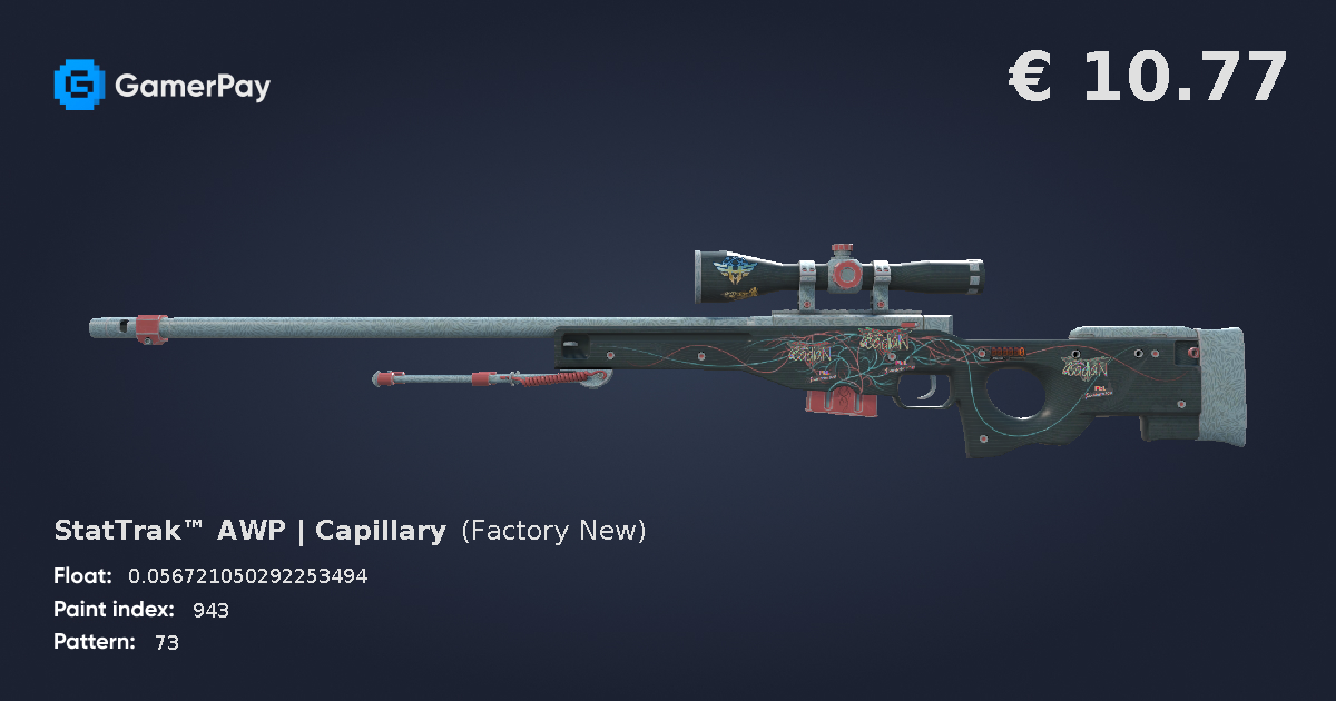 StatTrak™ AWP | Capillary on GamerPay