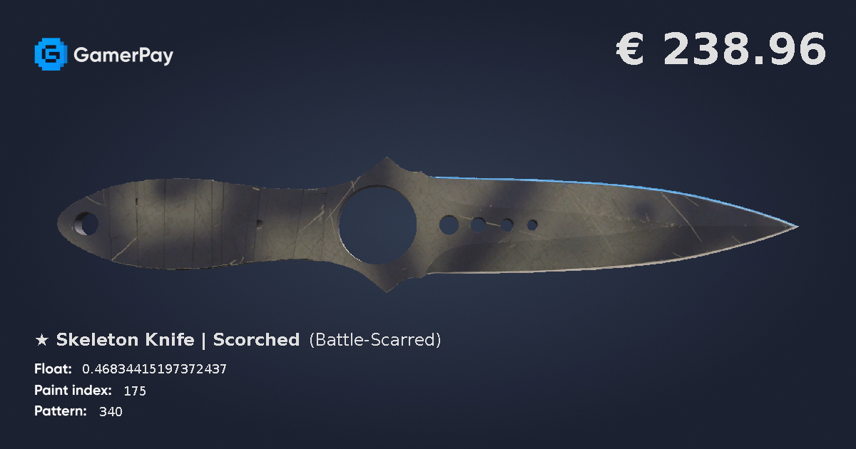Skeleton Knife | Scorched on GamerPay