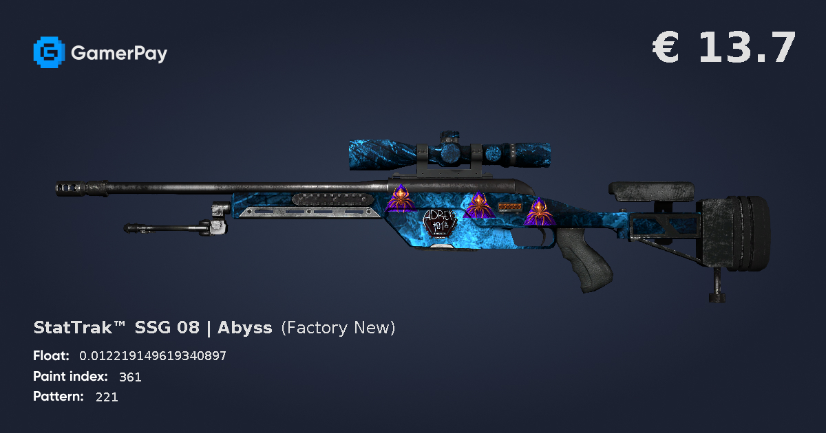 StatTrak™ SSG 08 | Abyss on GamerPay