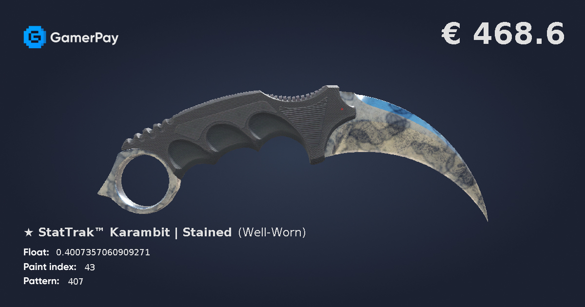 StatTrak™ Karambit | Stained on GamerPay