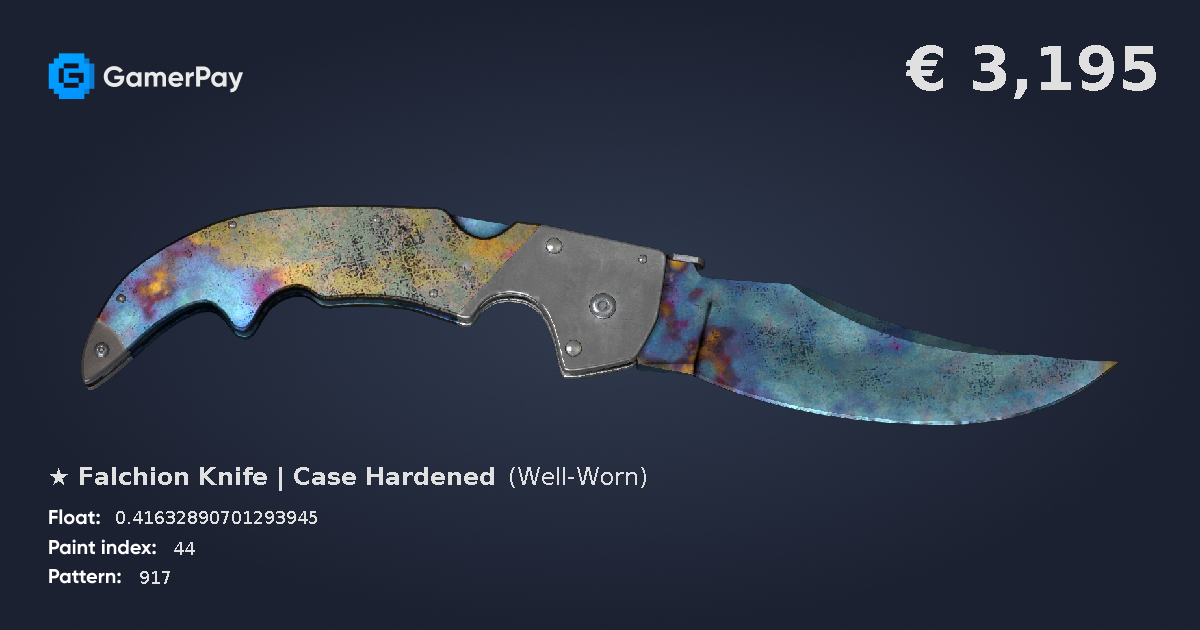 Falchion Knife | Case Hardened on GamerPay