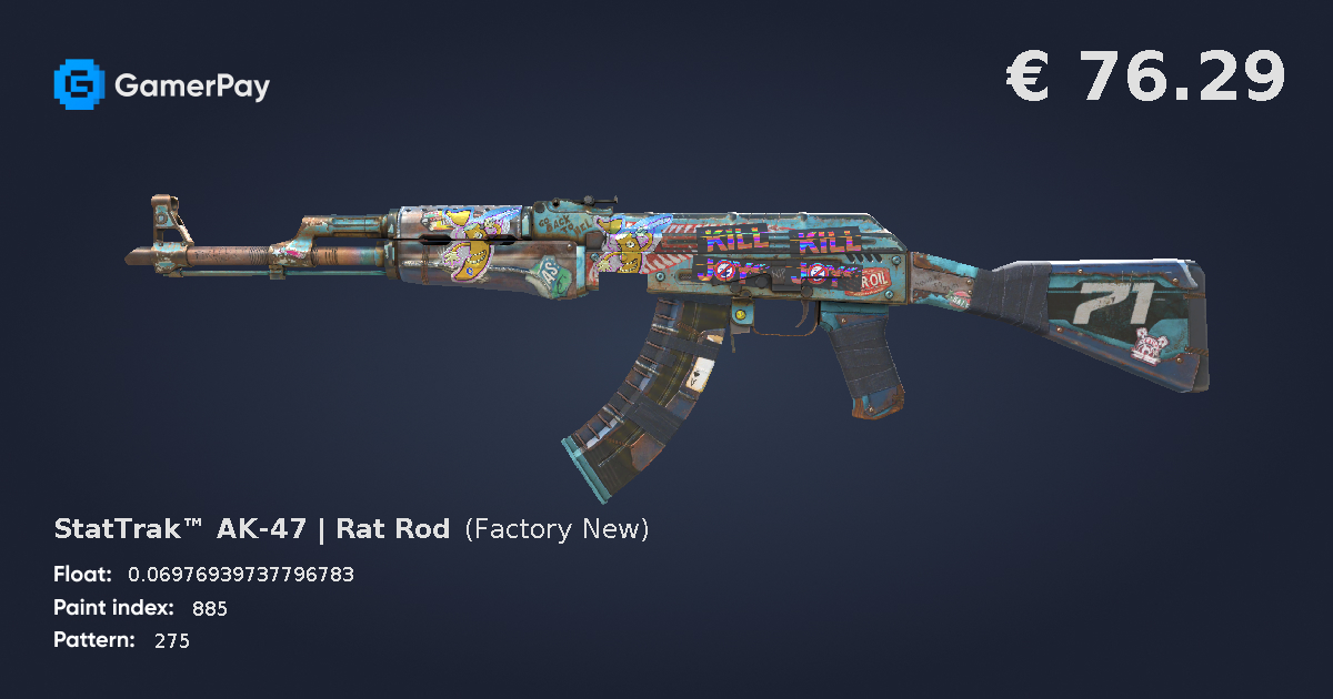 StatTrak™ AK-47 | Rat Rod on GamerPay