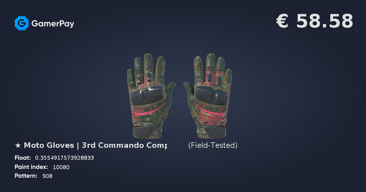 Moto Gloves | 3rd Commando Company on GamerPay