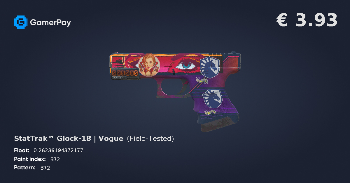 StatTrak™ Glock-18 | Vogue on GamerPay