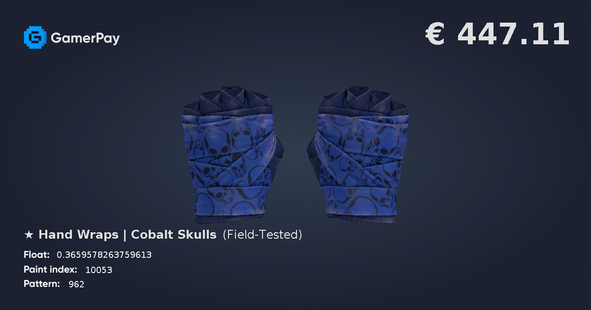 Hand Wraps | Cobalt Skulls on GamerPay