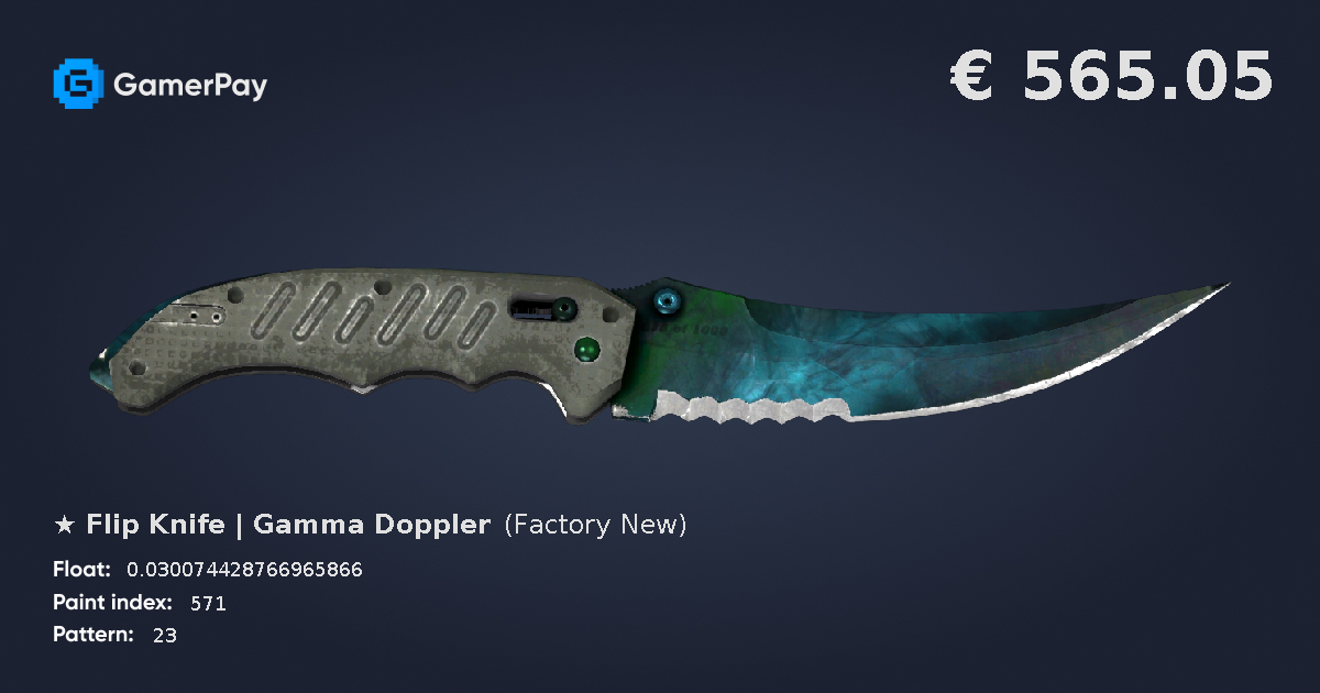 Flip Knife | Gamma Doppler Phase 3 on GamerPay