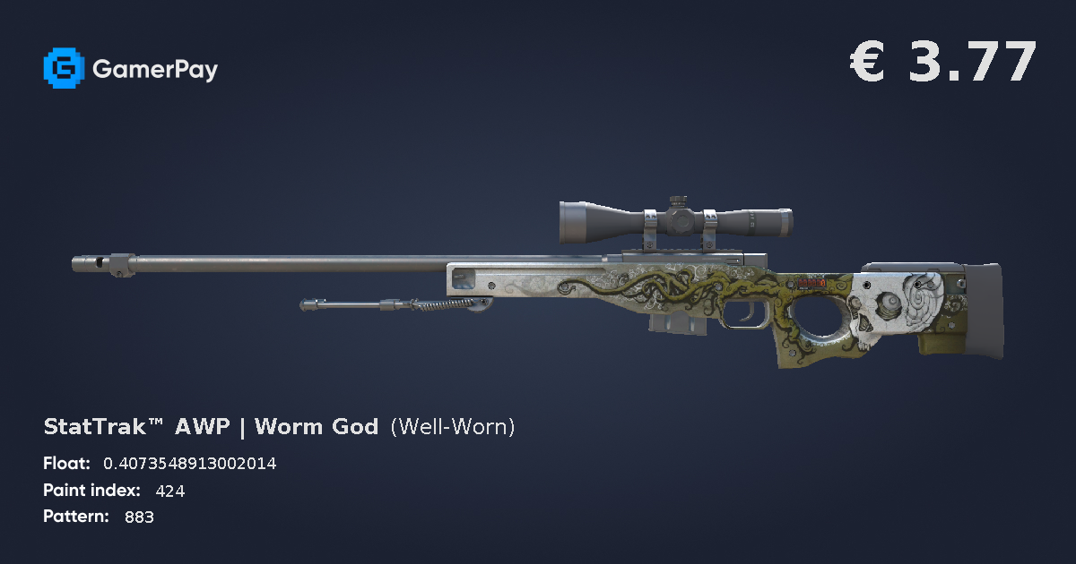 StatTrak™ AWP | Worm God on GamerPay