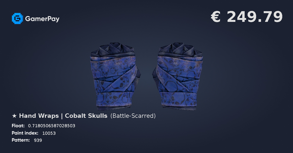 Hand Wraps | Cobalt Skulls on GamerPay