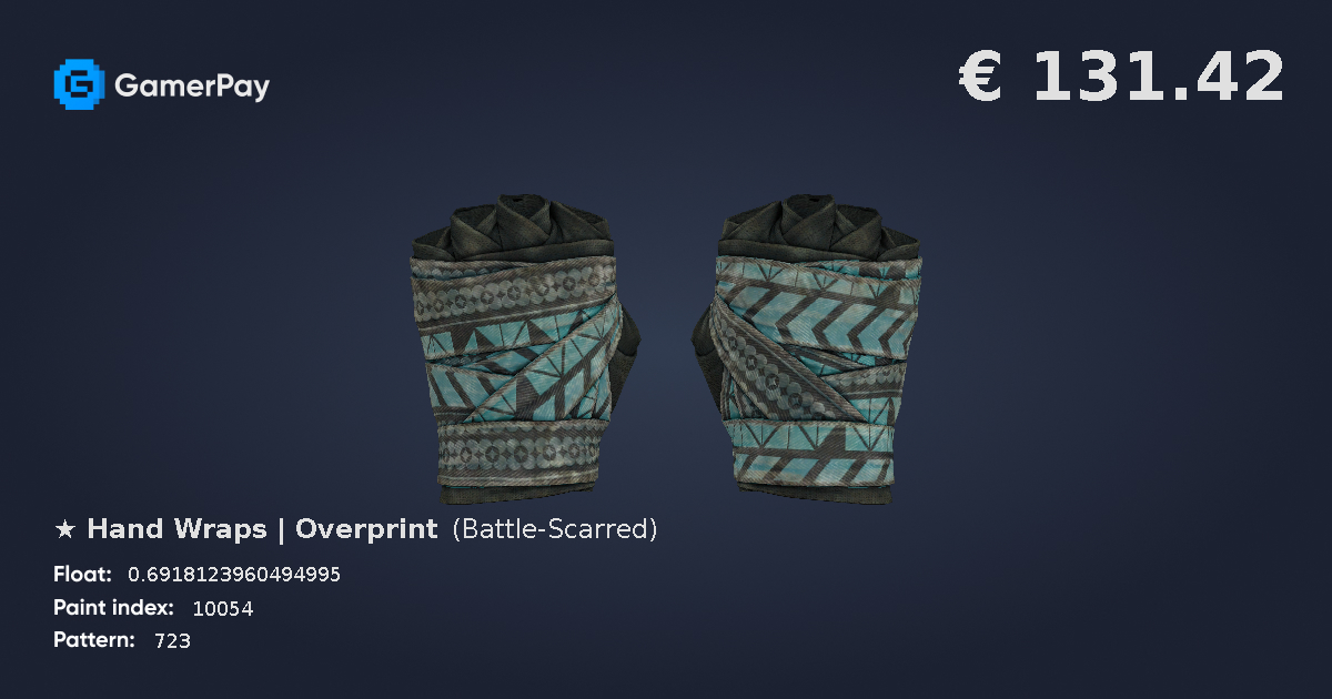 Hand Wraps | Overprint on GamerPay