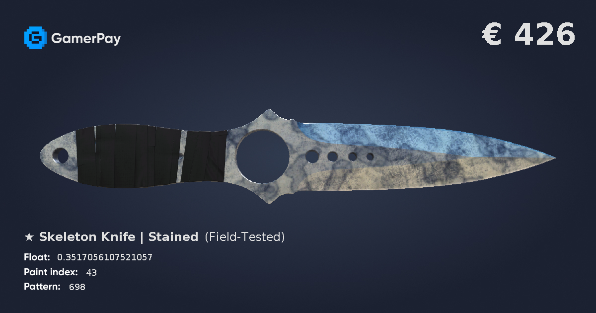 Skeleton Knife | Stained on GamerPay