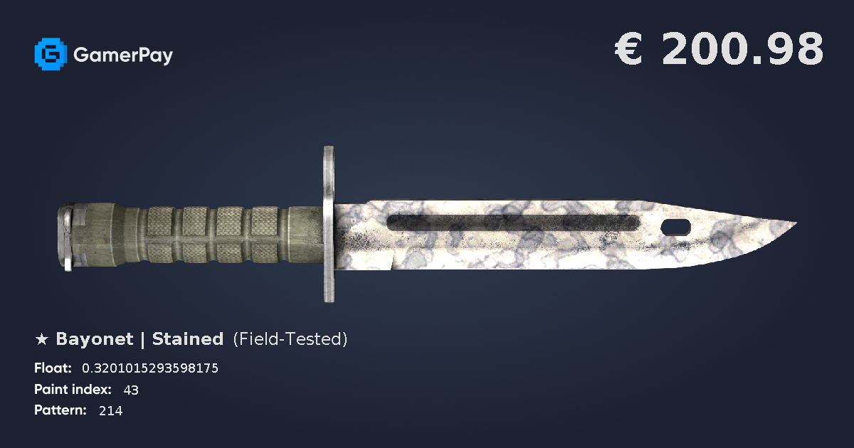 Bayonet | Stained on GamerPay