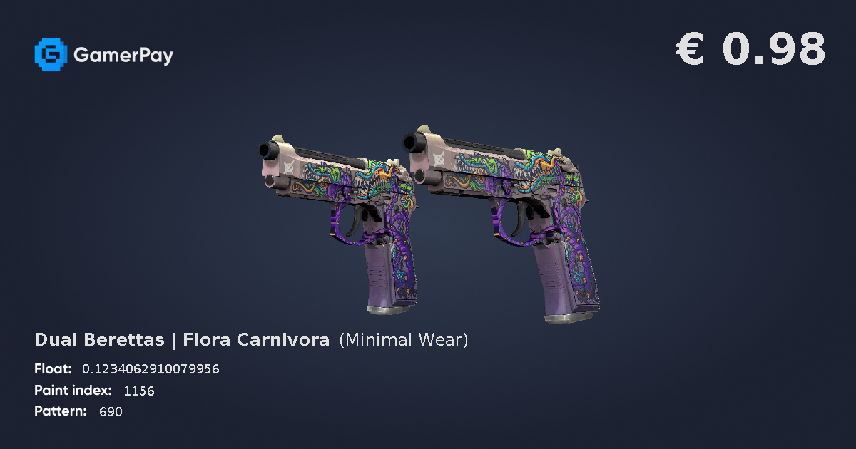 Dual Berettas | Flora Carnivora on GamerPay