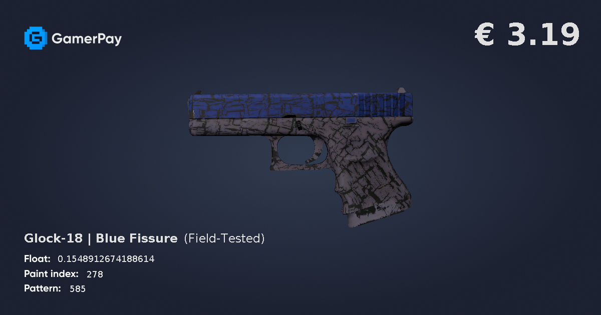Glock-18 | Blue Fissure on GamerPay